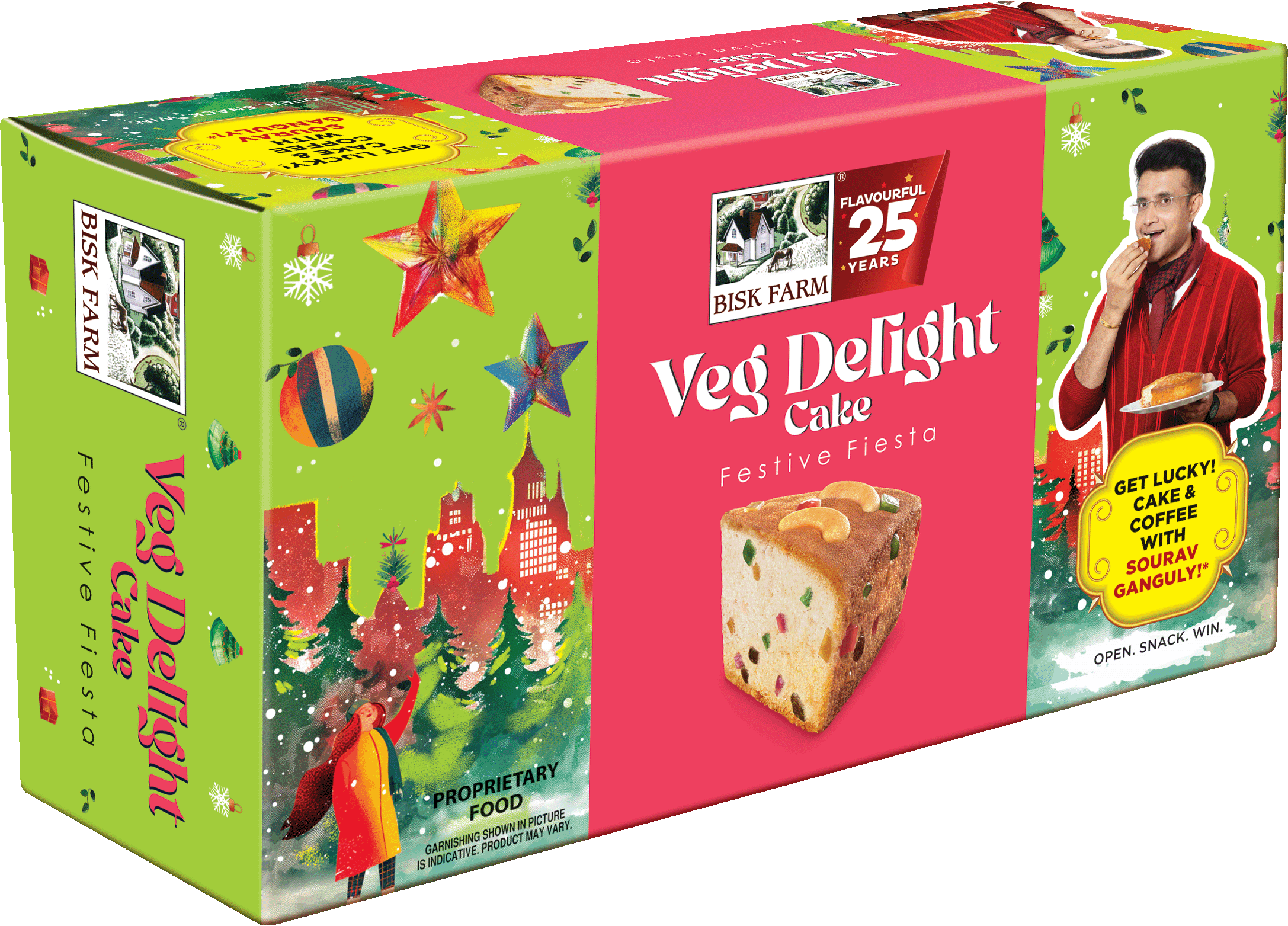 Veg Delight Cake - Bisk Farm - SAJ Food Products (P) Ltd